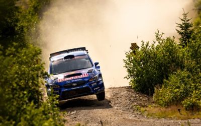 Subaru Rally Wallpaper Jump