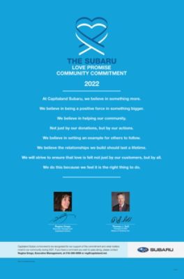 Subaru Love Promise Begins With Capitaland Subaru in Glenville, NY