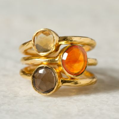 Gemstone Stacking Rings | Terrain