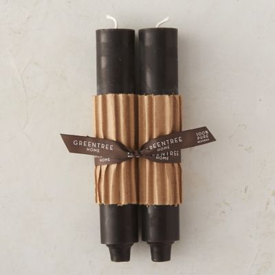 Beeswax Column Candle Pair in HOLIDAY Candles + Fragrance at Terrain
