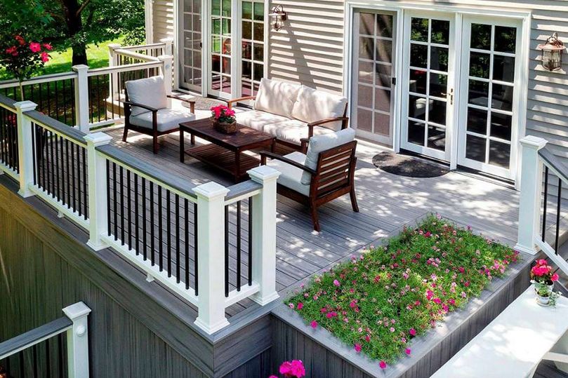 Attractive Veranda Decking Designs Ideas