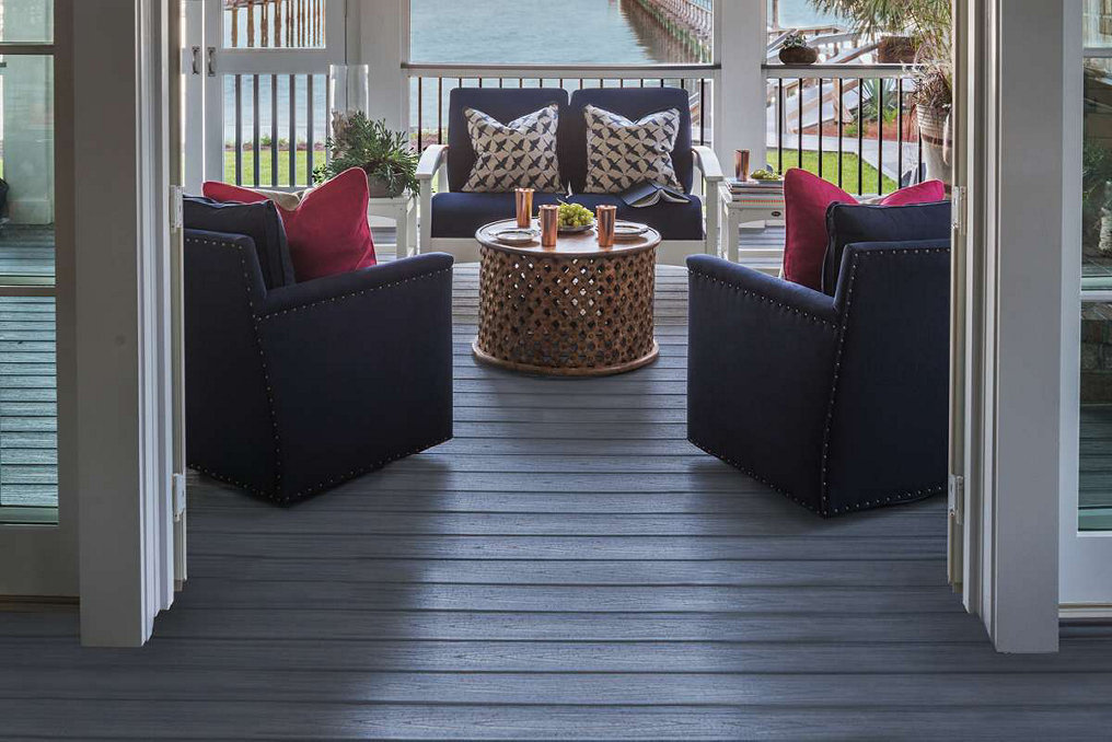 Transcend® Porch Decking in Island Mist | Trex Transcend® Porch Decking in Island Mist | Trex