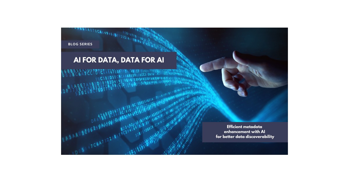 Efficient metadata enhancement with AI for better data discoverability