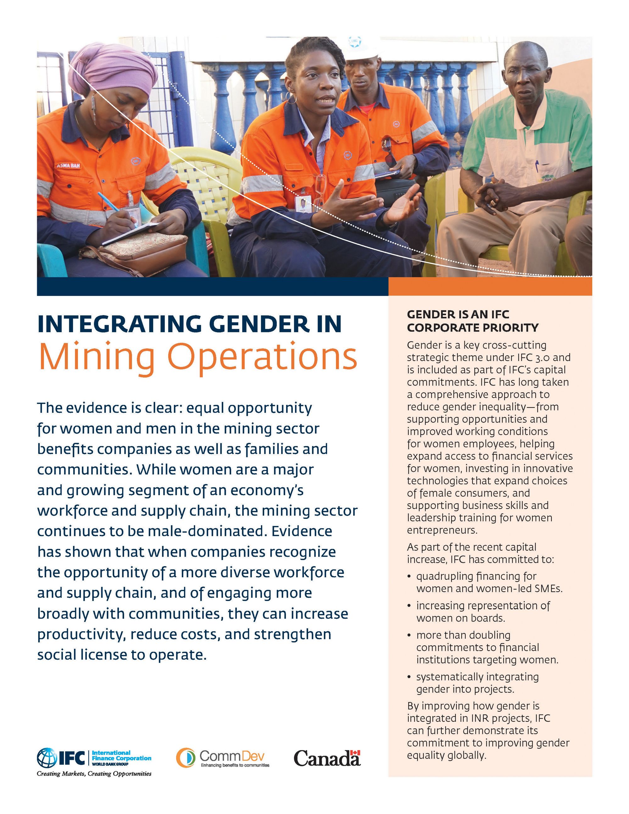 Integrating Gender in Mining Operations