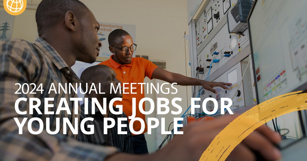 Event | Creating Jobs for Young People | World Bank Live