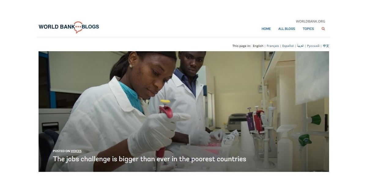 Help us design a new look for blogs.worldbank.org