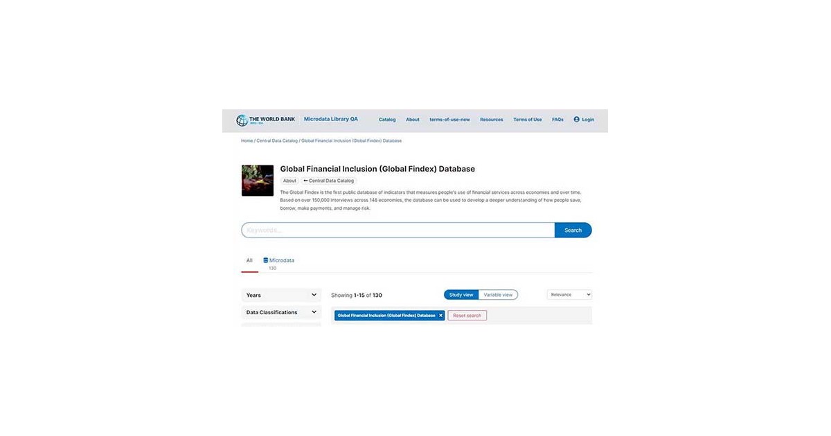 Launch of the 2021 Global Findex Microdata