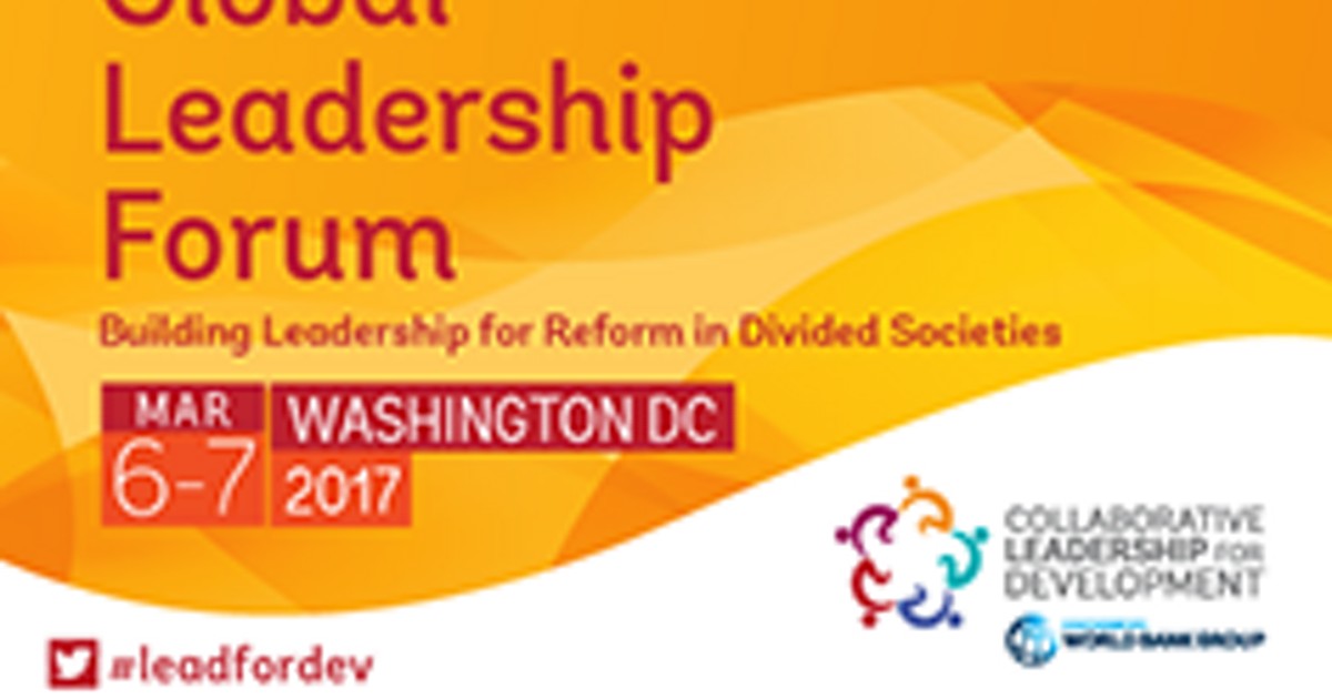 Event | 2017 Global Leadership Forum | World Bank Live