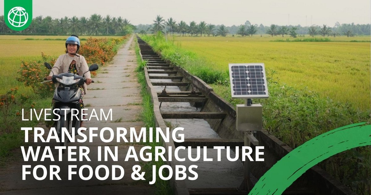 Event | Transforming Water in Agriculture for Food and Jobs
