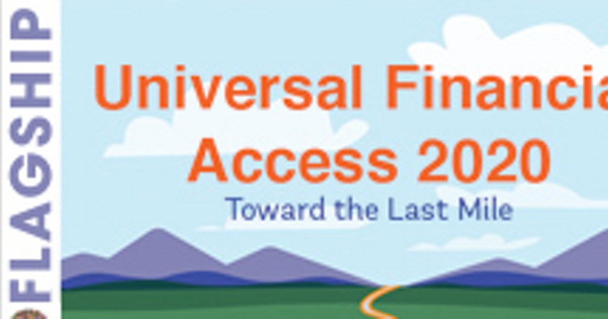Event | Universal Financial Access 2020 | World Bank Live