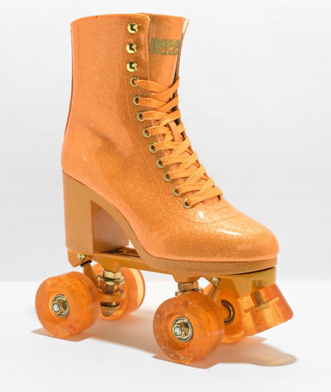 Orange Roller Skates