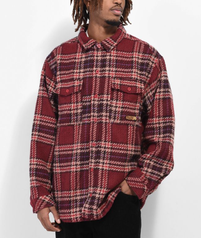 Red Plaid Shirts For Men